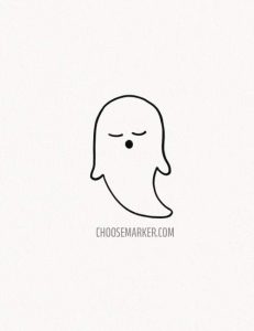 Easy and Cute Ghost (Boo) Drawing Ideas | Halloween Special