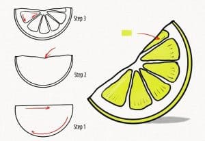 How to Draw a Lime Easy Step by Step - Choose Marker
