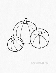 How to Draw a Pumpkin Step by Step for Halloween - Choose Marker