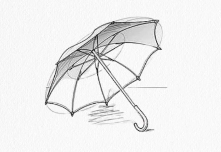 How to Draw an Umbrella: Step-by-Step Guide - Choose Marker