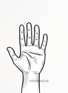 20 Hand Drawing Ideas: How to Draw Hands - Choose Marker