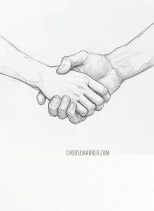 20 Hand Drawing Ideas: How to Draw Hands - Choose Marker