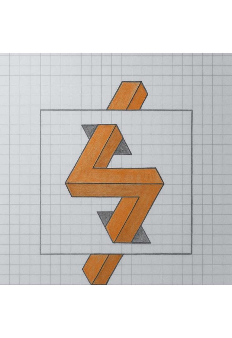 17 3D Pencil Drawings on Grid Paper Will Trick Your Eyes - Choose Marker