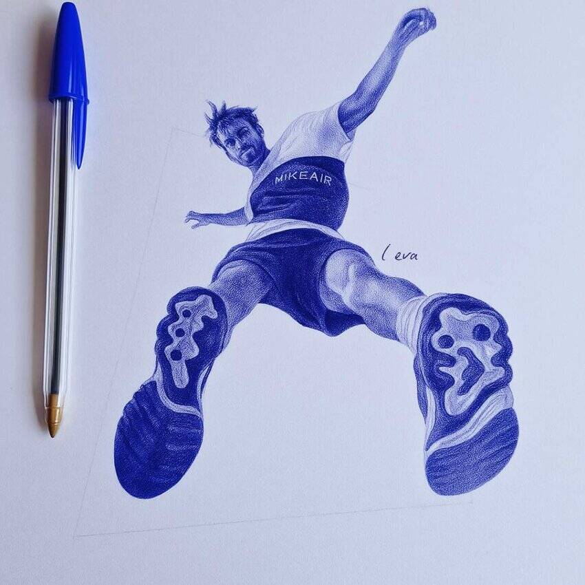 9 Mind-Blowing Sketches Using Only a Ballpoint Pen - Choose Marker